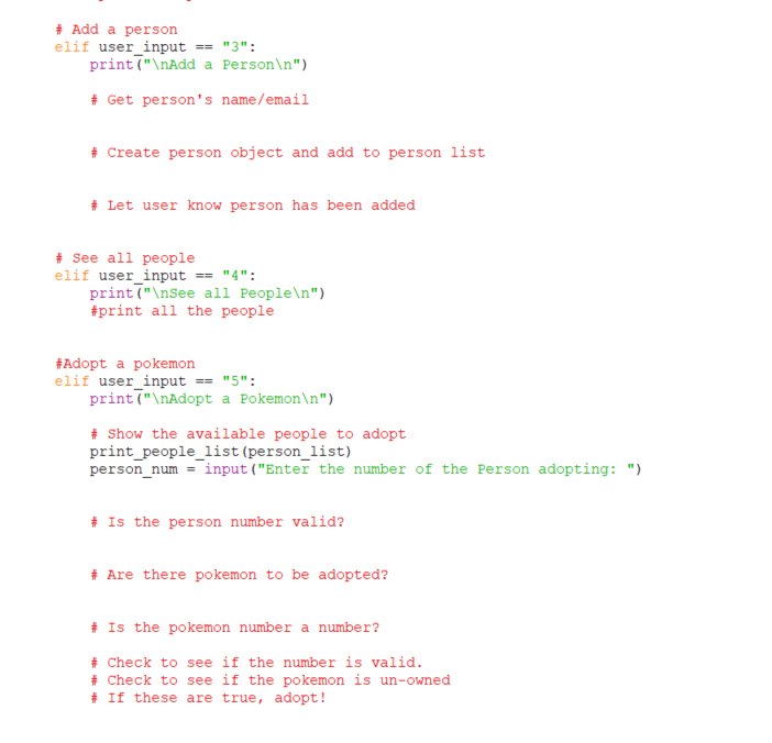 Solved 4. Create a user menu in the Battle Class in | Chegg.com