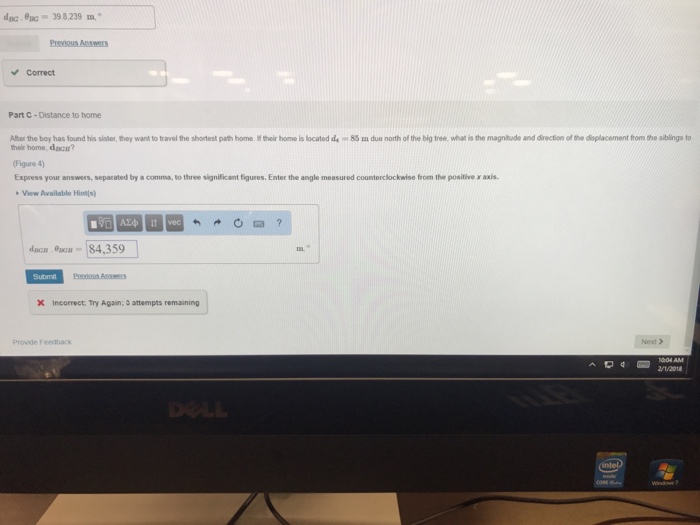 Solved Three-Step Processes of Geometric and Vector Addition | Chegg.com