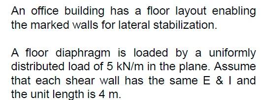 An office building has a floor layout enabling the | Chegg.com