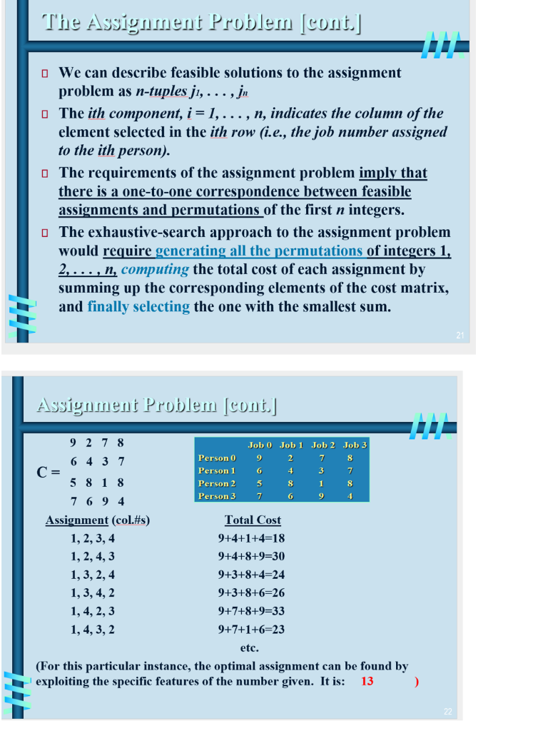 There are n people who need to be assigned to n jobs, | Chegg.com