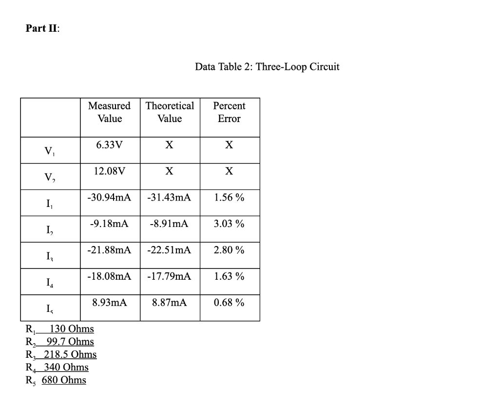 The Three-Loop Circuit will require five equations | Chegg.com