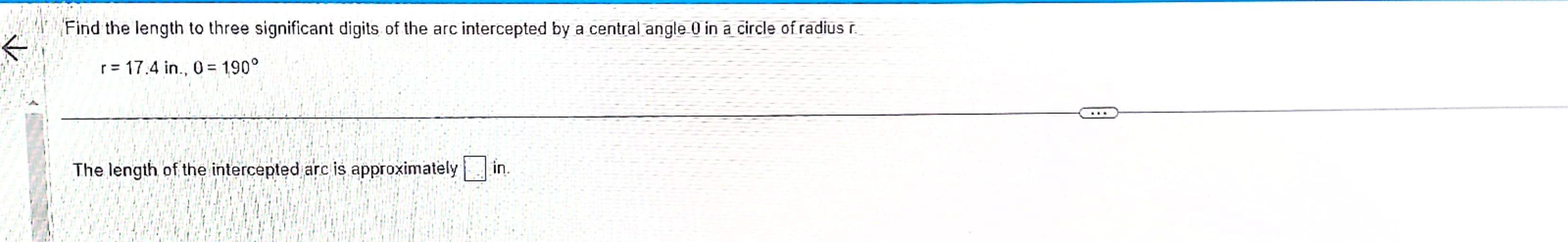 Solved Find the length to three significant digits of the | Chegg.com