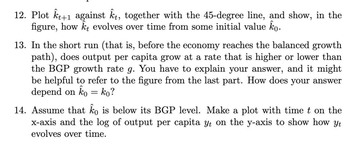 2 Balanced Growth Path Analysis and the Kaldor Growth | Chegg.com