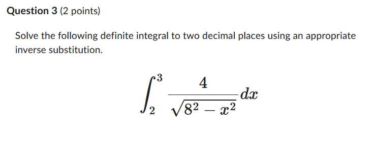 Solved code class="asciimath">Question 3 (2 ﻿points) ﻿Solve | Chegg.com