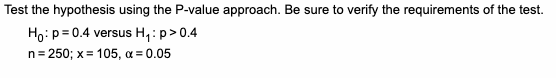 Solved Calculate the p-value and determine if to reject or | Chegg.com