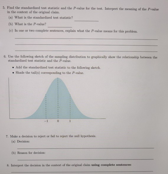 Solved 1. State the claim mathematically and verbally. | Chegg.com