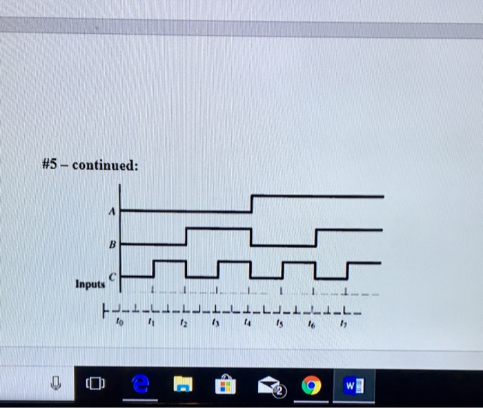 Solved Complete the output timing diagram for the two | Chegg.com
