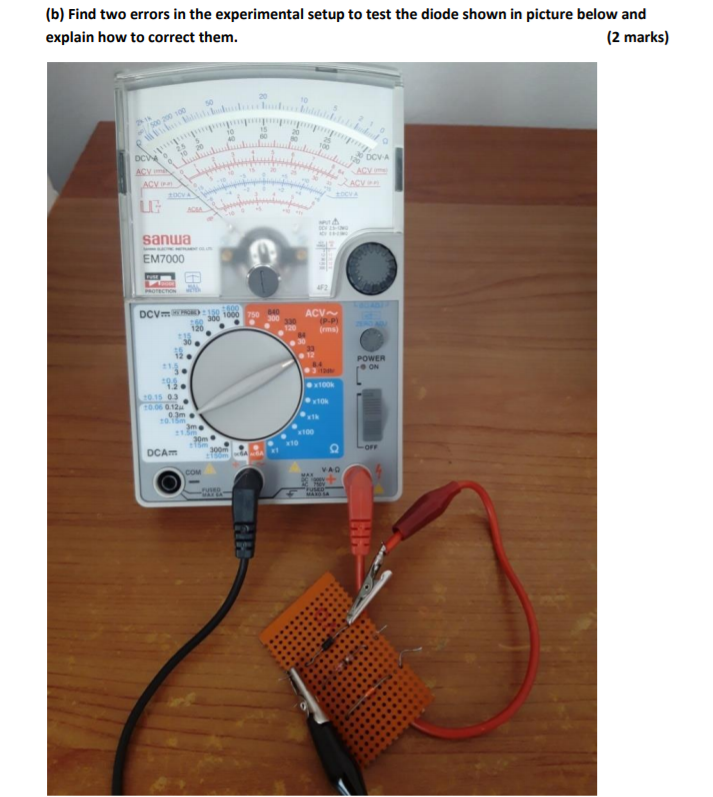 Solved 3. Look at the picture of transistor testing | Chegg.com