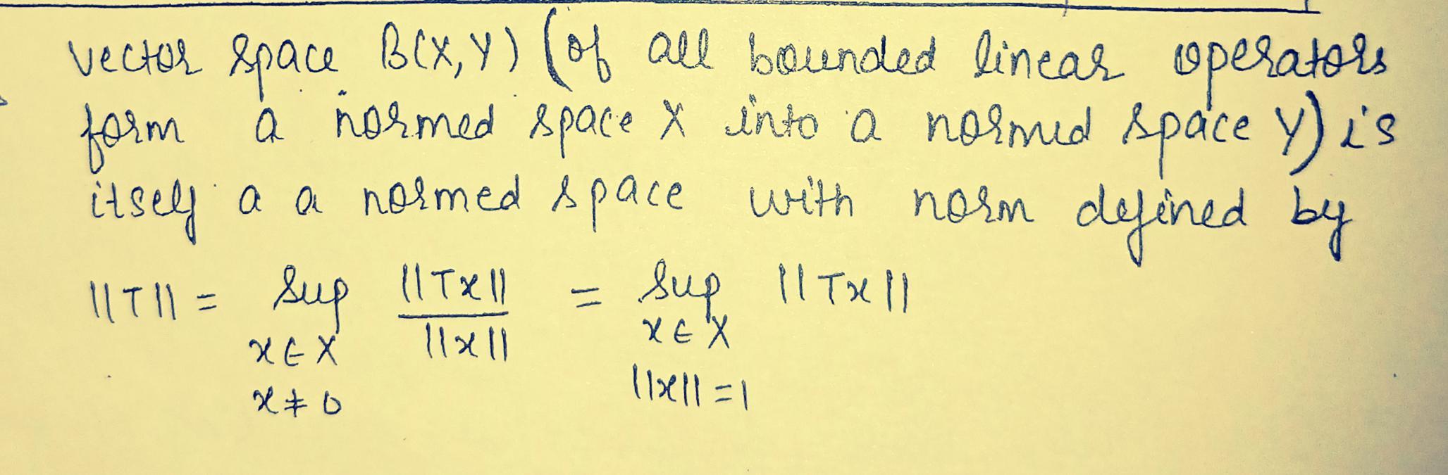 Solved X vector space Box, y) (of all bounded linear | Chegg.com