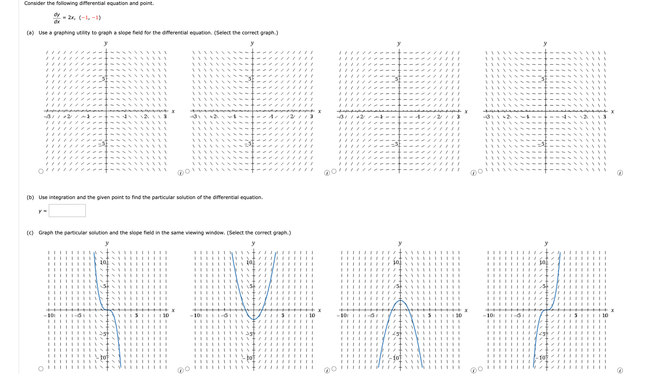 Solved Consider the following differential equation and | Chegg.com