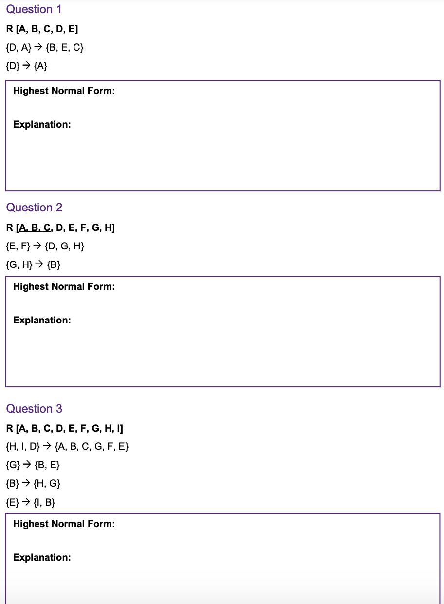 Solved For each question in this section, you are required | Chegg.com