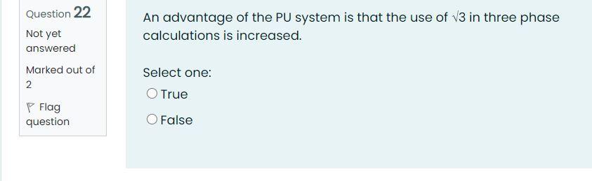 Solved An advantage of the PU system is that the use of V3 | Chegg.com