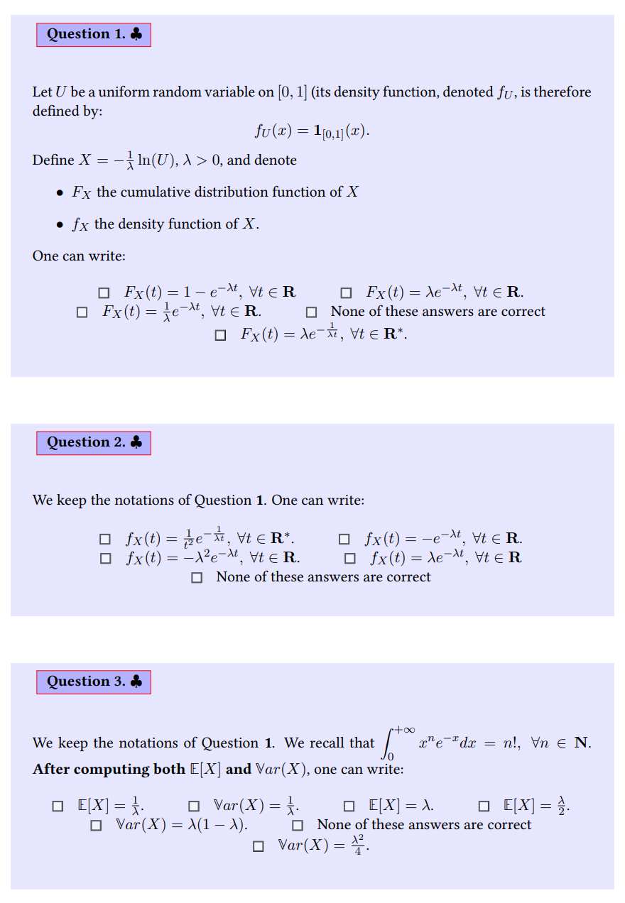 Solved Let U be a uniform random variable on [0,1] (its | Chegg.com
