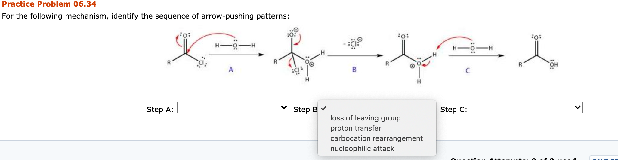 Solved Practice Problem 06.34 For the following mechanism, | Chegg.com