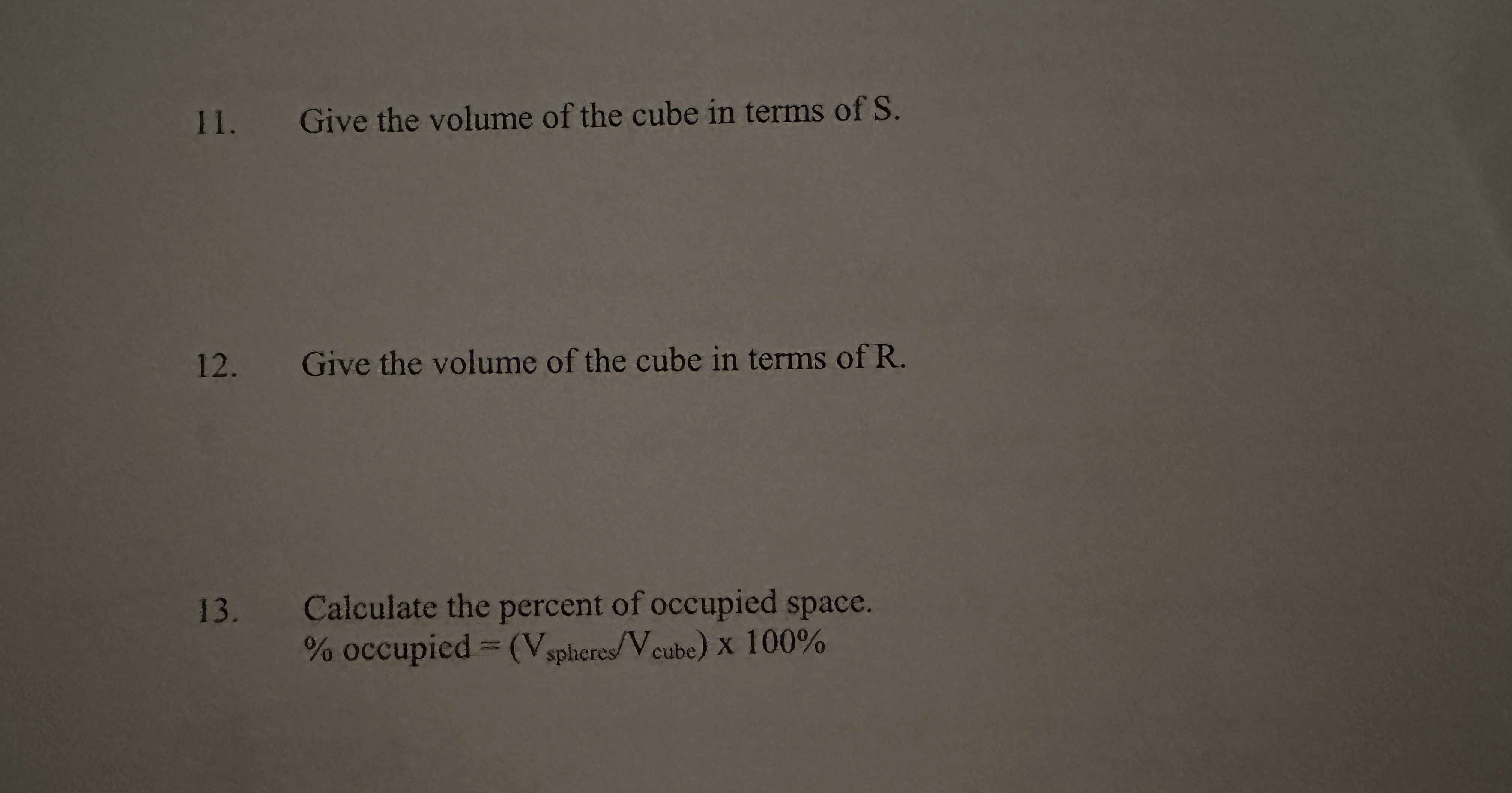 Solved D. Face-Centered Cubic (FCC) or Cubic Close-Packed: | Chegg.com