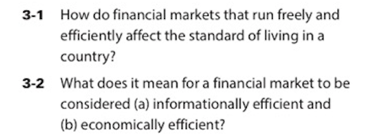 Solved 3-1 How do financial markets that run freely and | Chegg.com