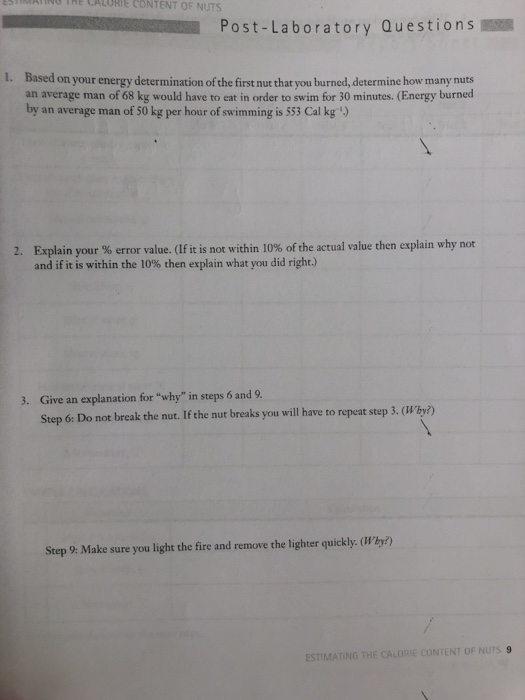 Solved Name Date instructor EXPERIMENT ESTIMATING THE | Chegg.com