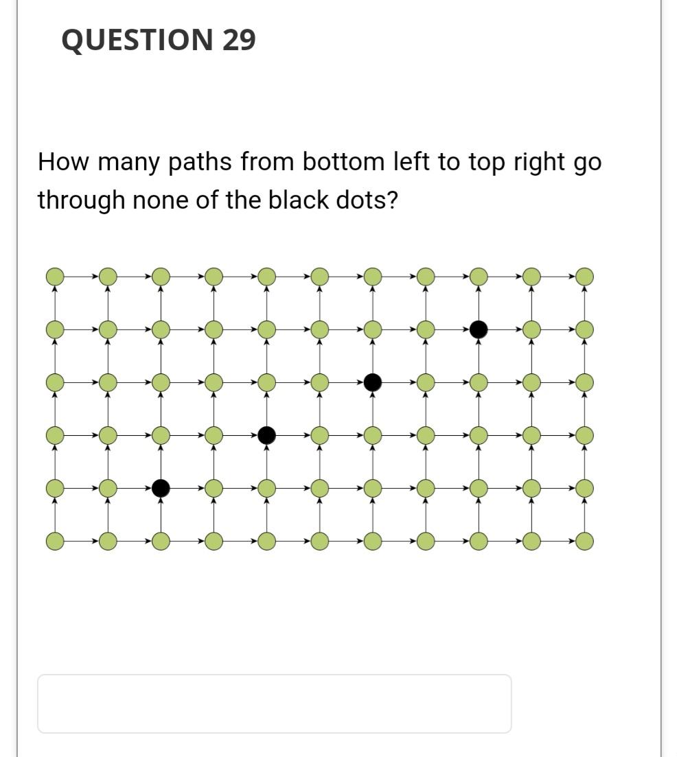 How many paths from bottom left to top right go | Chegg.com