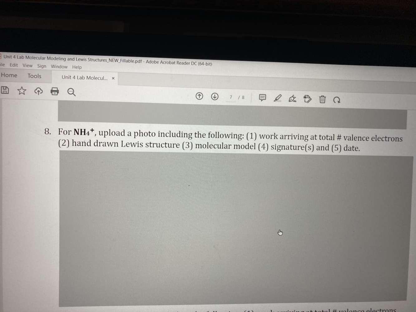 Solved Unit 4 Lab Molecular Modeling and Lewis Structures | Chegg.com