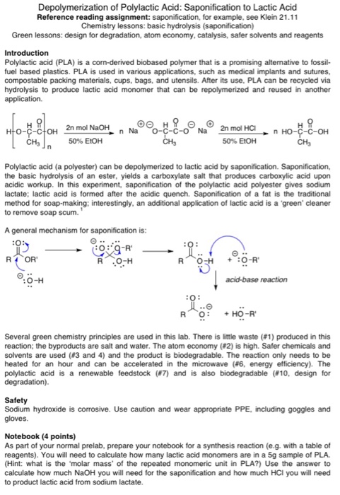 Polylactic Acid Degradation