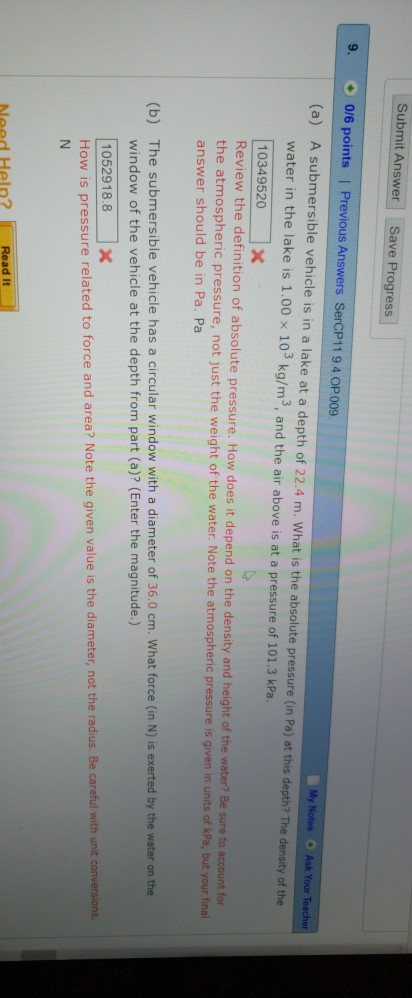 Solved Submit Answer Save Progress 9 0/6 points | Previous | Chegg.com Solved Submit Answer Save Progress 9 0/6 points | Previous | Chegg.com