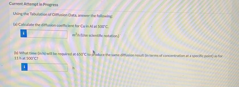 Solved Current Attempt in Progress Using the Tabulation of | Chegg.com