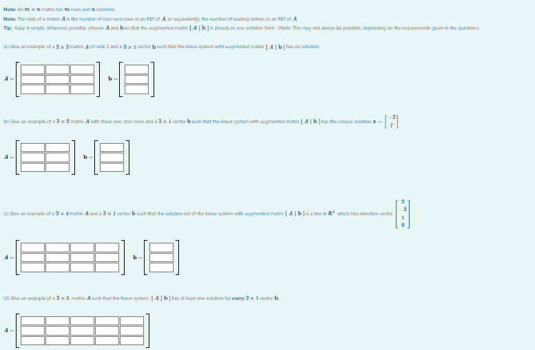 Solved Note An M×n Matrik Has M Rows And N Columec Note