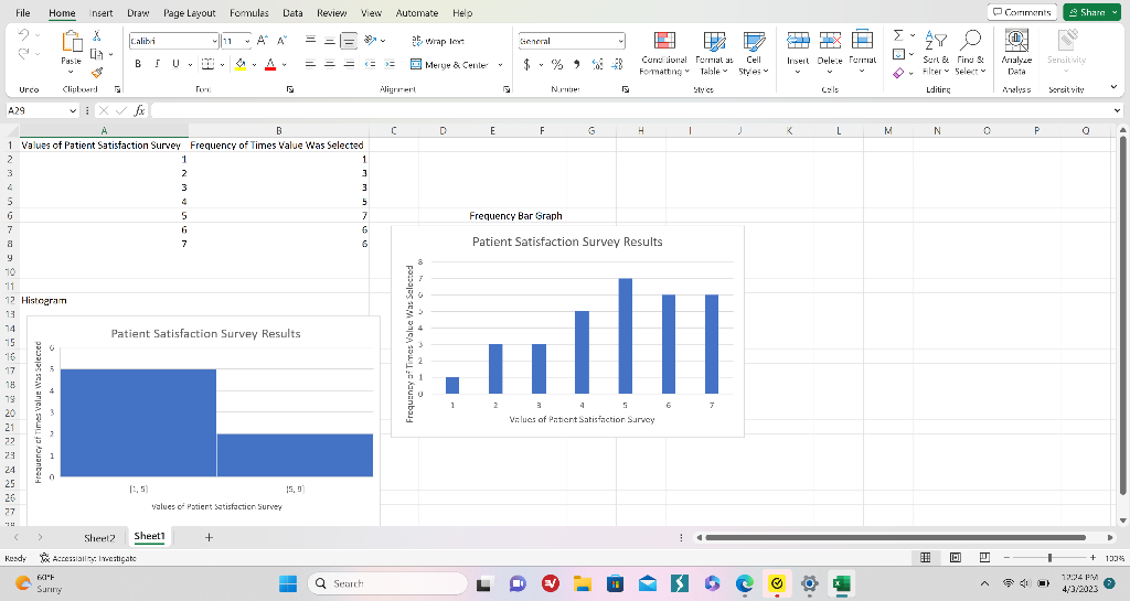 Part 1 : Computation of the mean, median, mode, sum | Chegg.com