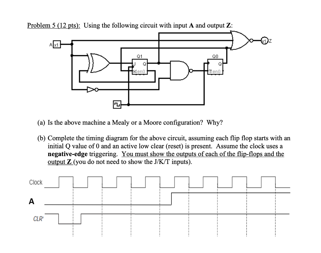 Solved Problem 5 (12 pts): Using the following circuit with | Chegg.com