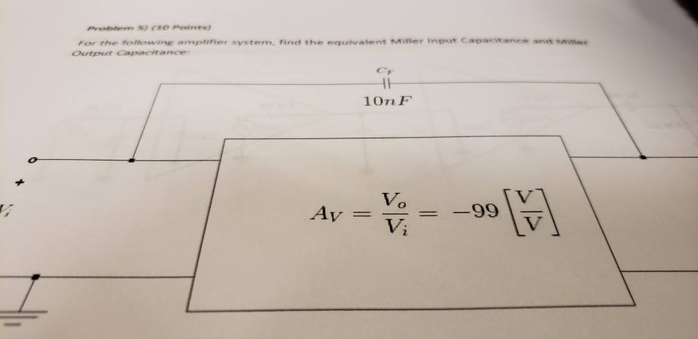 Solved For the following ampter system, find the equivalent | Chegg.com