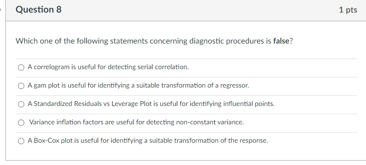 Solved Which one of the following statements concerning | Chegg.com