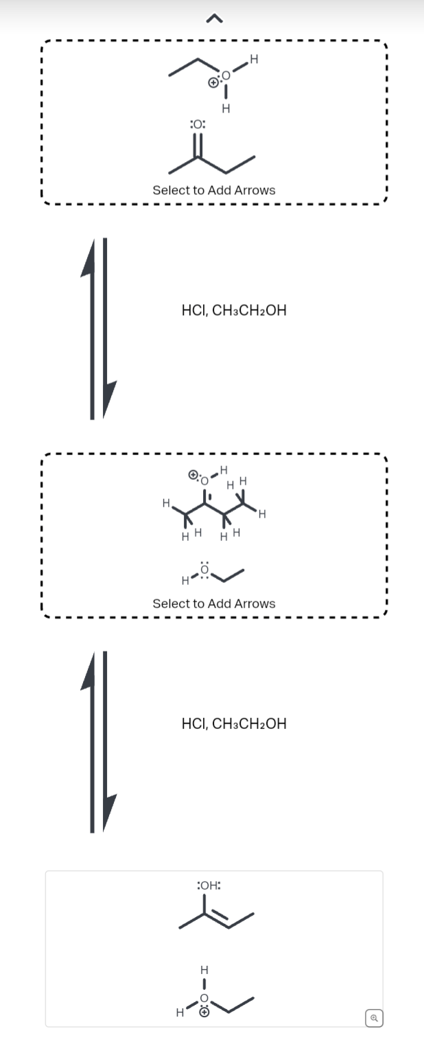 Solved Select to Add Arrows HCl,CH3CH2OH Select to Add | Chegg.com