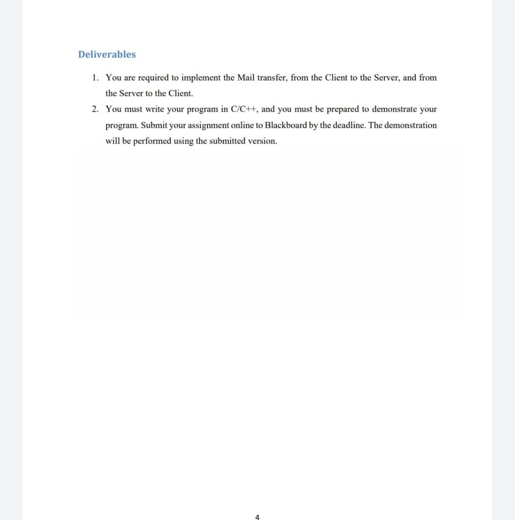 Solved Task 2: In task 2, you have to implement part of the | Chegg.com