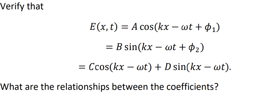 Solved Verify that | Chegg.com