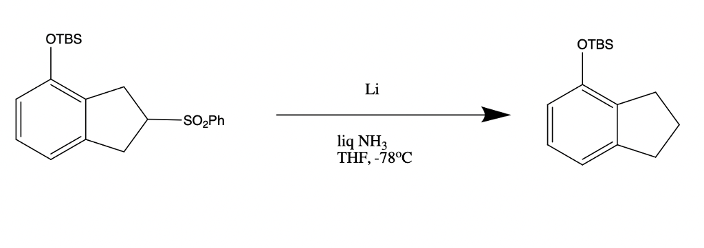 Solved OTBS OTBS Li SO2Ph liq NH THF, -78°C | Chegg.com
