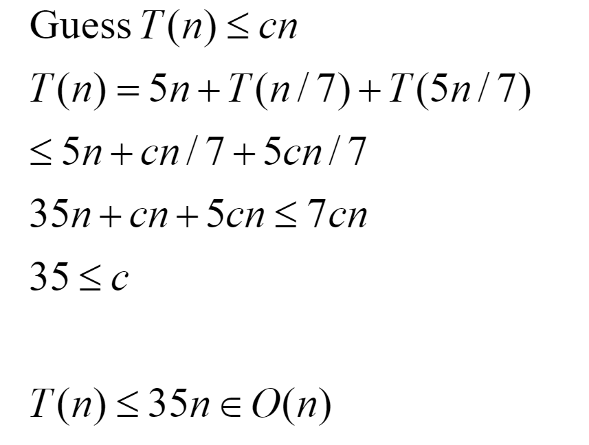 Solved Recall the LinearSelect algorithm we learnt in the | Chegg.com