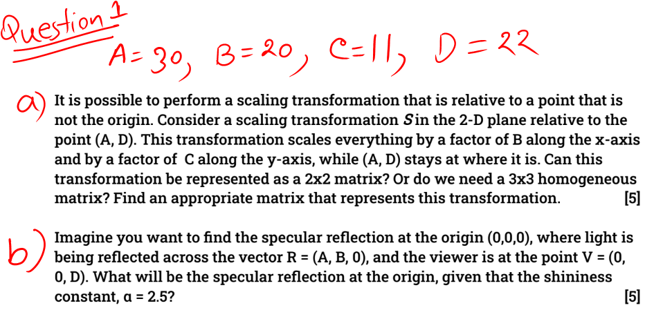Question ! A= 39, B= 20, C-II, D = 22 =11) ) a) It is | Chegg.com