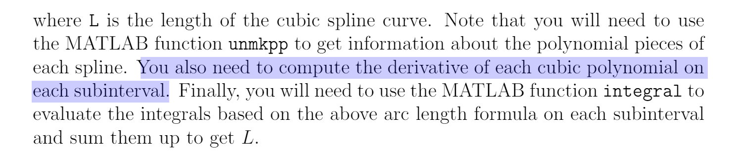 1) How can I compute the derivative here (in MatLab). | Chegg.com