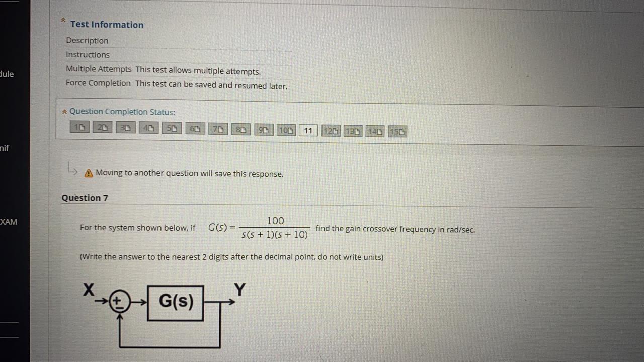 Solved Test Information Description Instructions Multiple | Chegg.com