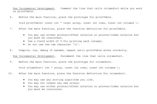 Solved All of your code will be in one file, lab7.c. Create | Chegg.com