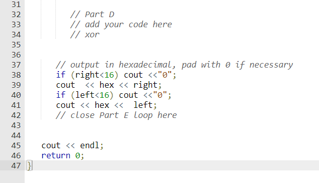 Solved C++ Build an encryption scheme using a Feistel cipher | Chegg.com