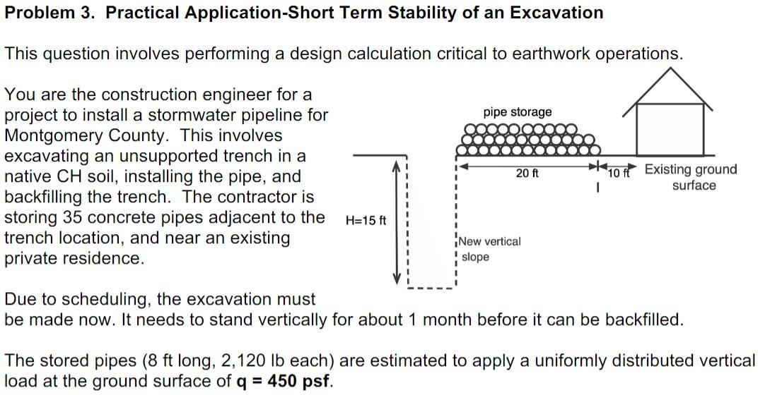 Solved Problem 3. Practical Application-Short Term Stability | Chegg.com