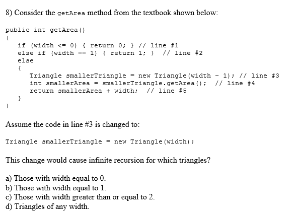 Solved 7) Given the following diagram showing class | Chegg.com