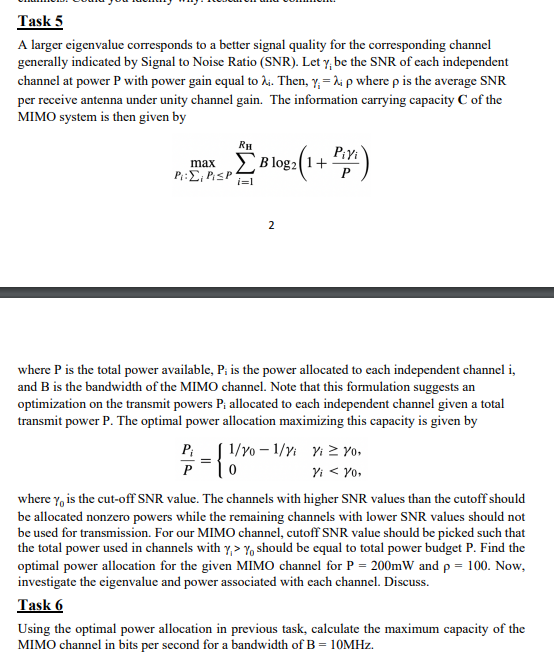 Solved Task 5 (please ﻿solve both questions)?A larger | Chegg.com