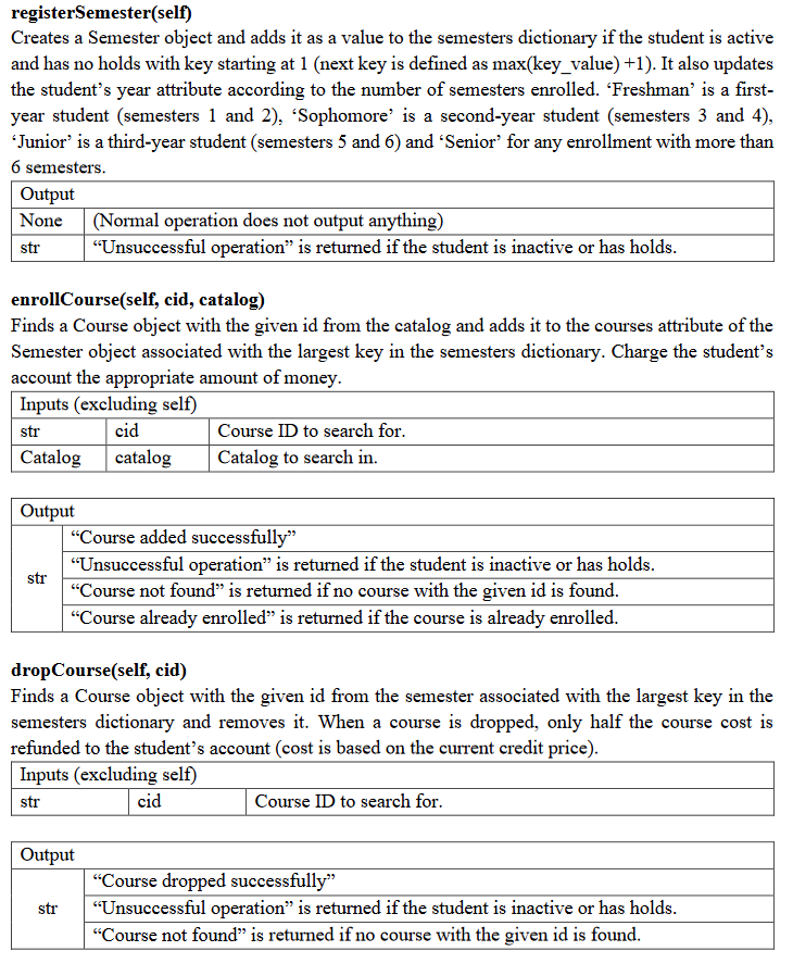Solved Section 6: The Person class This class is a basic | Chegg.com