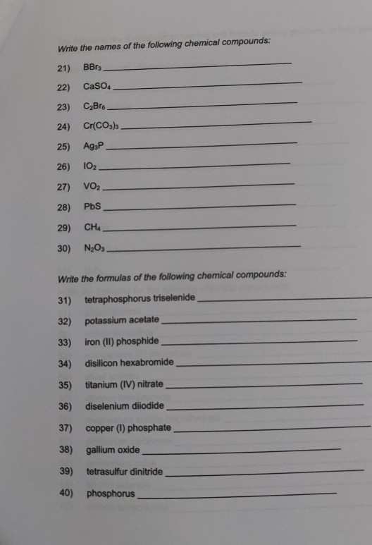 Solved NOMENCLATURE PRACTICE For each of the following | Chegg.com