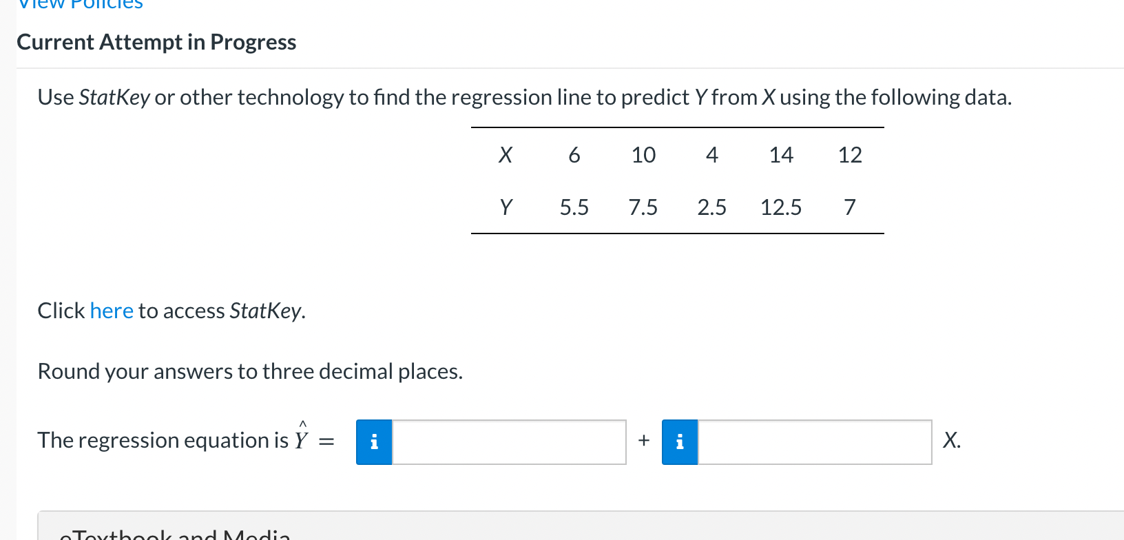 Solved Use StatKey or other technology to find the | Chegg.com