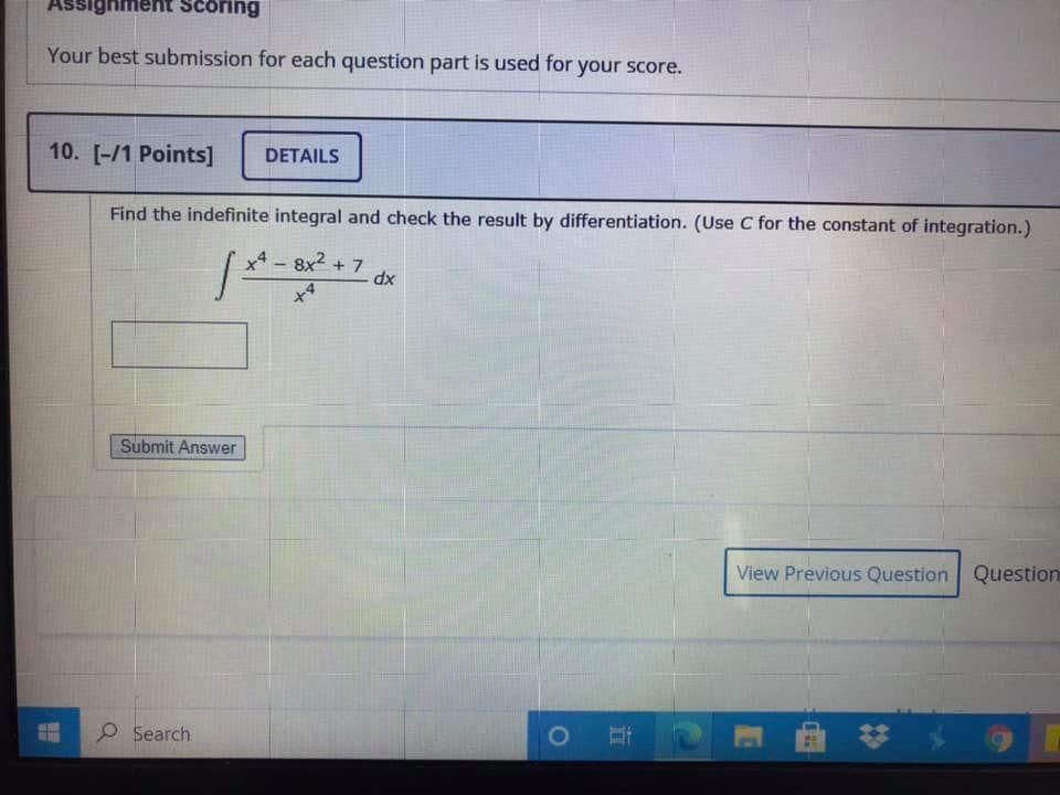 Solved Assignment Scoring Your best submission for each | Chegg.com