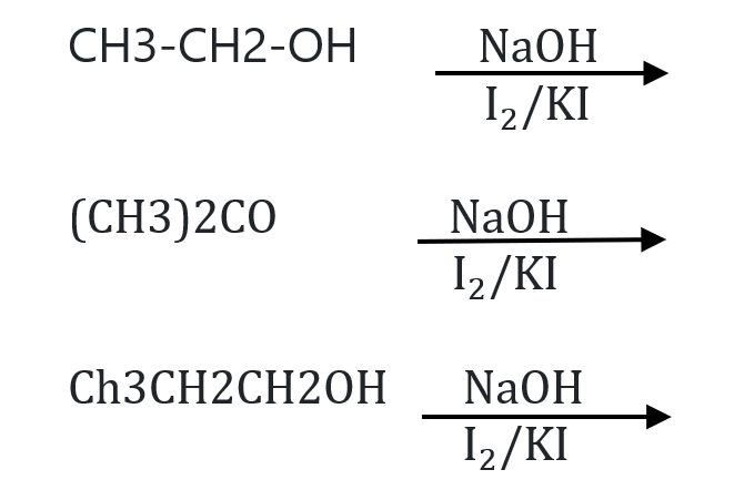 Solved CH3−CH2−OH (CH3)2CO Ch3CH2CH2OH | Chegg.com