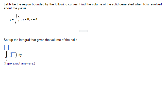 Solved Let R be the region bounded by the following curves. | Chegg.com